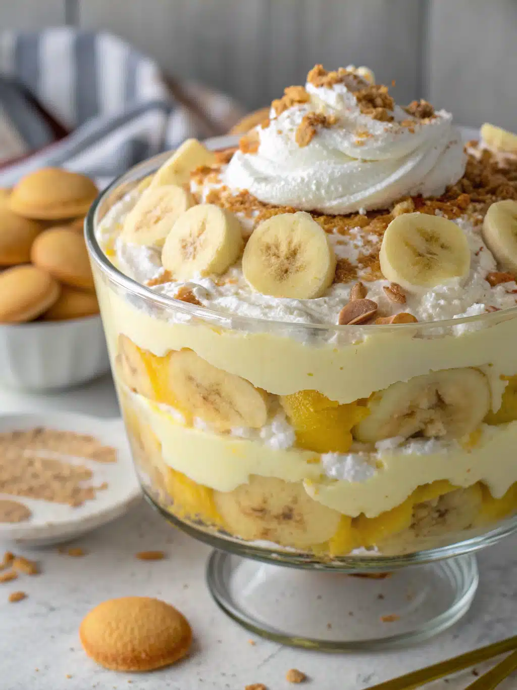 Banana Vanilla Pudding Trifle - Recipe High