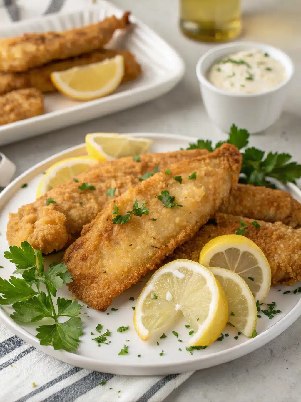 Batter Dipped Fried Fish - Recipe High