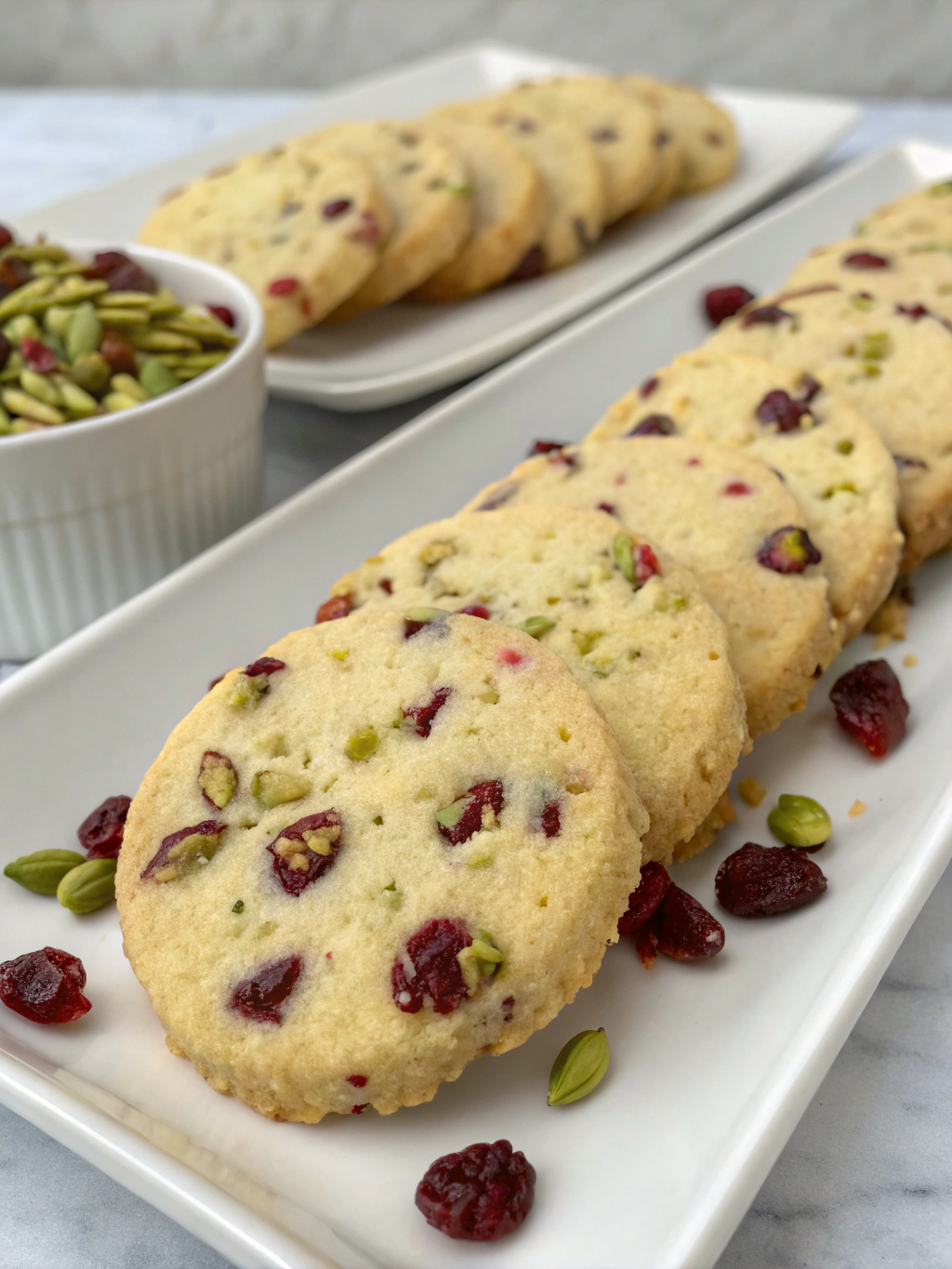 Cranberry Pistachio Shortbread Cookies Buttery - Recipe High