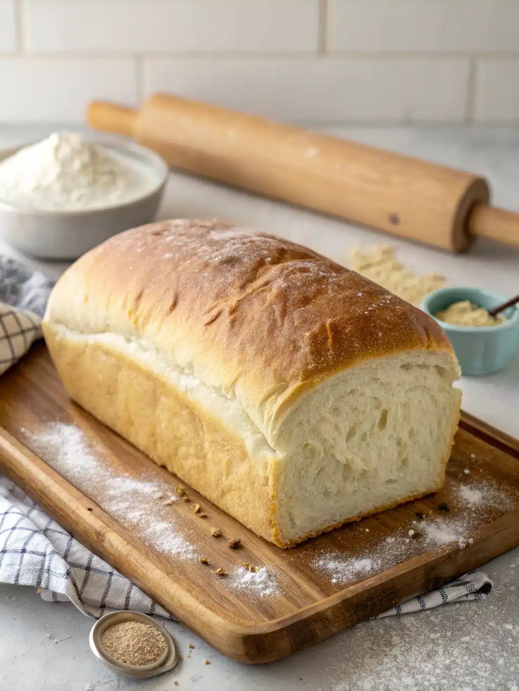 Easy Homemade White Bread - Recipe High