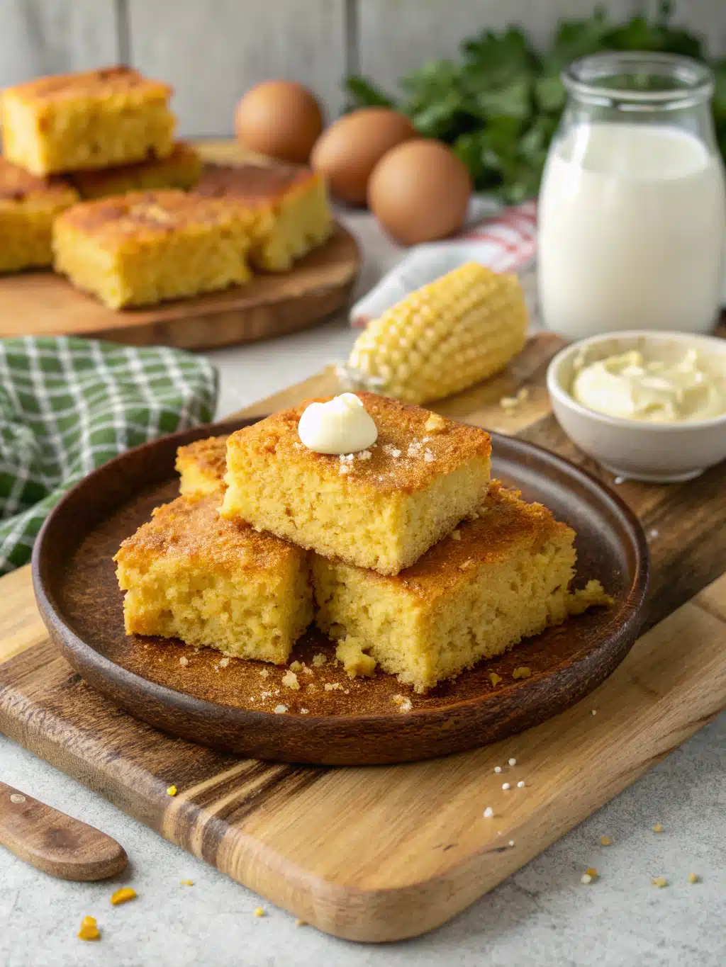 Fried Cornbread Recipe - Recipe High