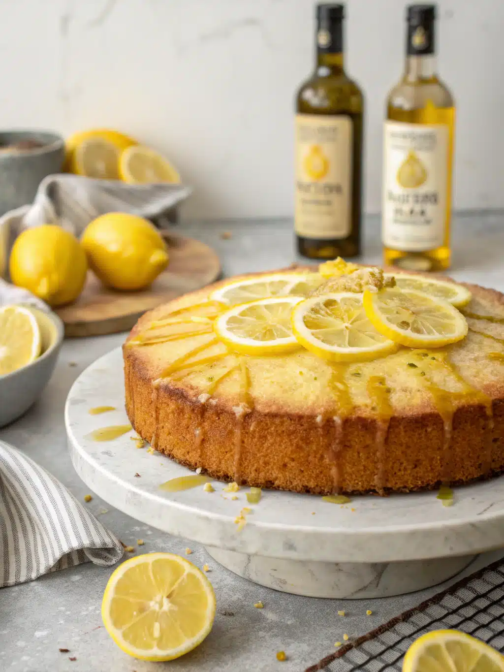 Lemon Olive Oil Cake - Recipe High